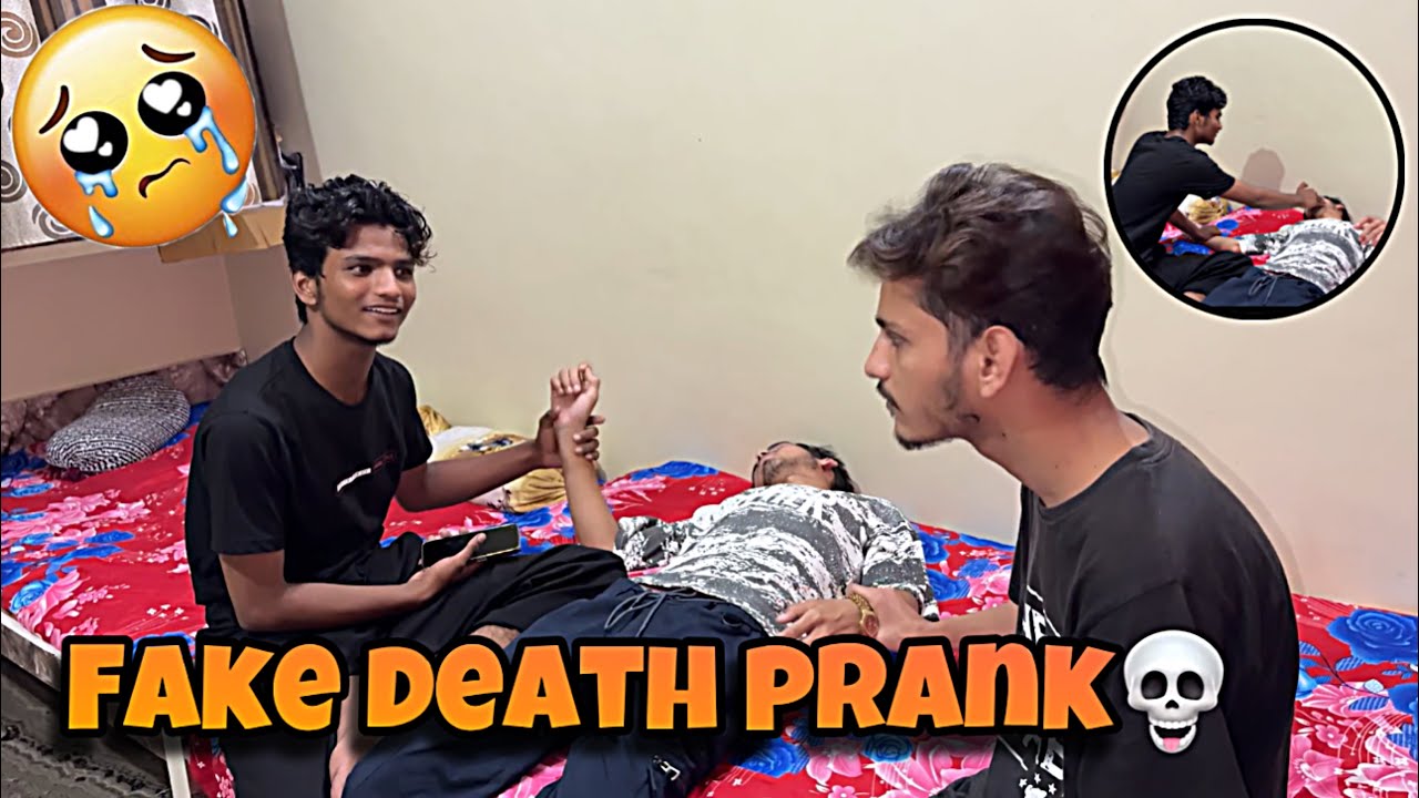 Fake death prank 💀😱 | Prank gone wrong 😑 | Bohat mar prhi 😭 - YouTube