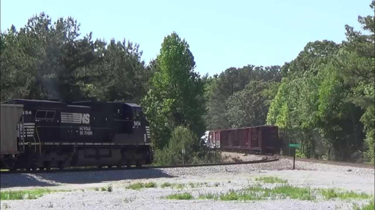 HD: NS 3501 leads NS Train G66 in Carrollton, GA - YouTube
