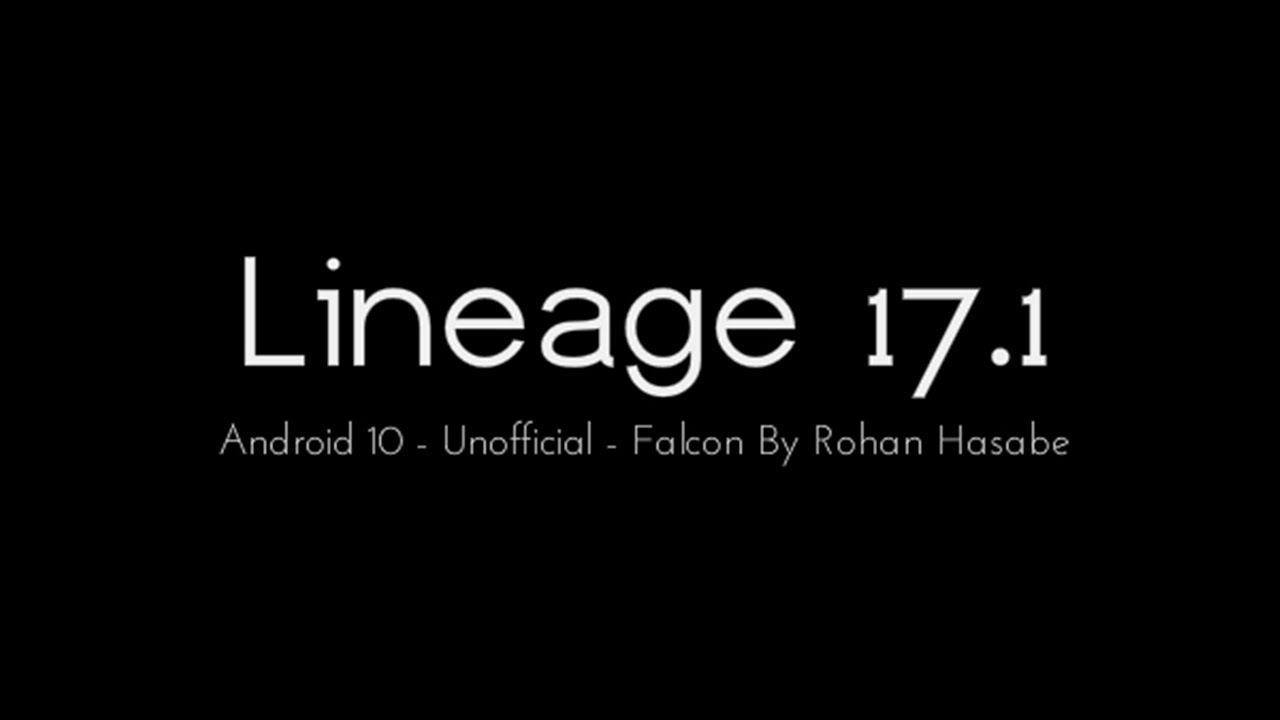 ROM LineageOS 17.1. [Android 10] [Unofficial] [Falcon] - YouTube