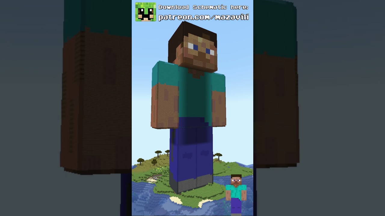 Minecraft Statues Steve