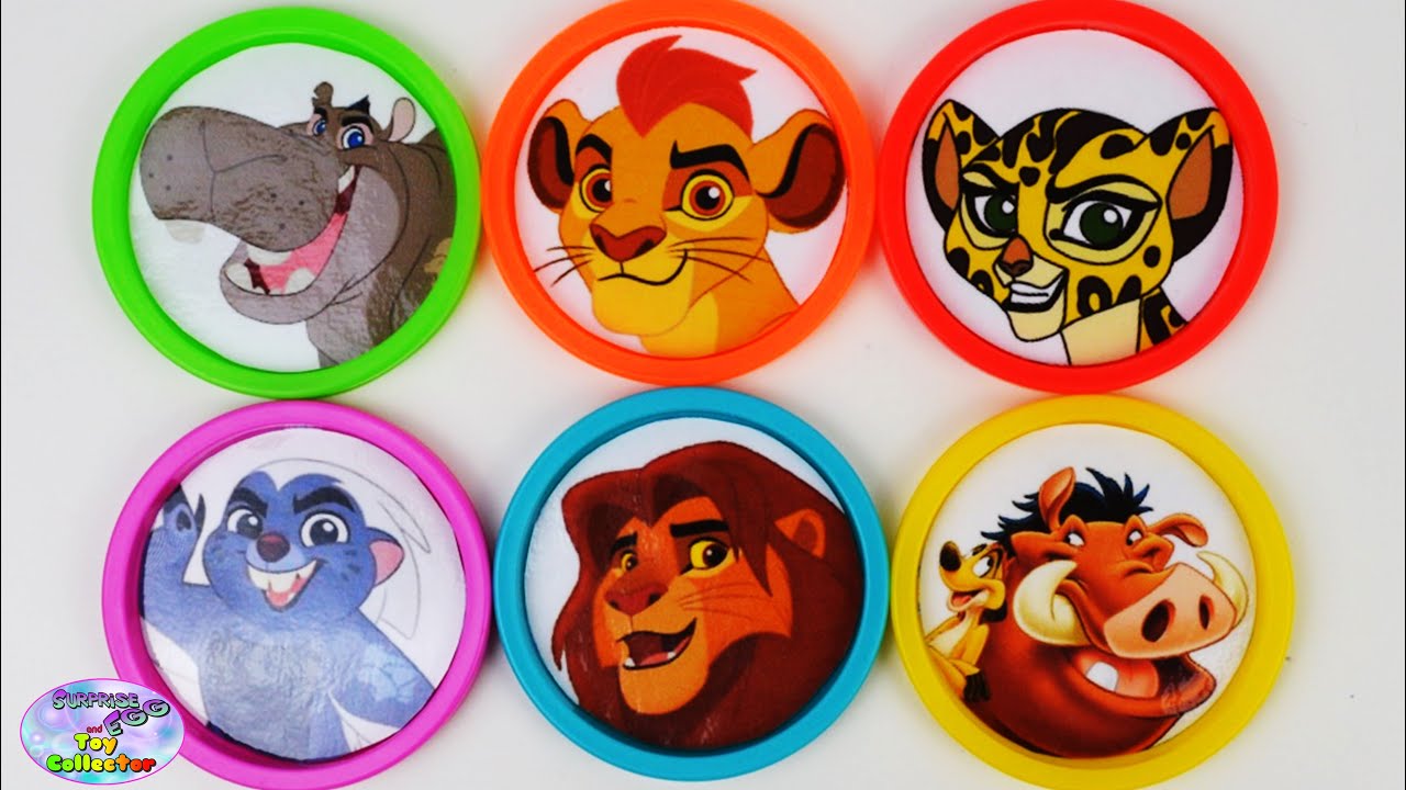 Learn Colors Disney Junior Jr The Lion Guard Disney Car Toys Surprise ...
