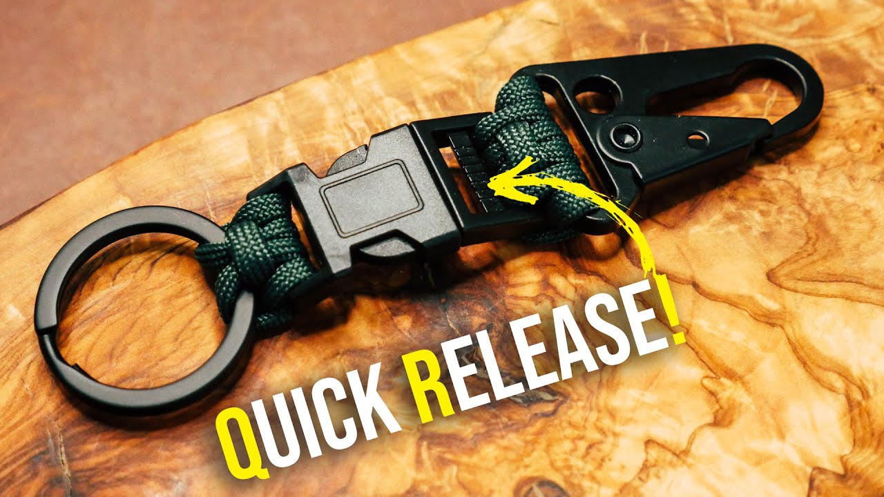 QUICK RELEASE! Rifle Clip Paracord Keychain | HOW TO - YouTube