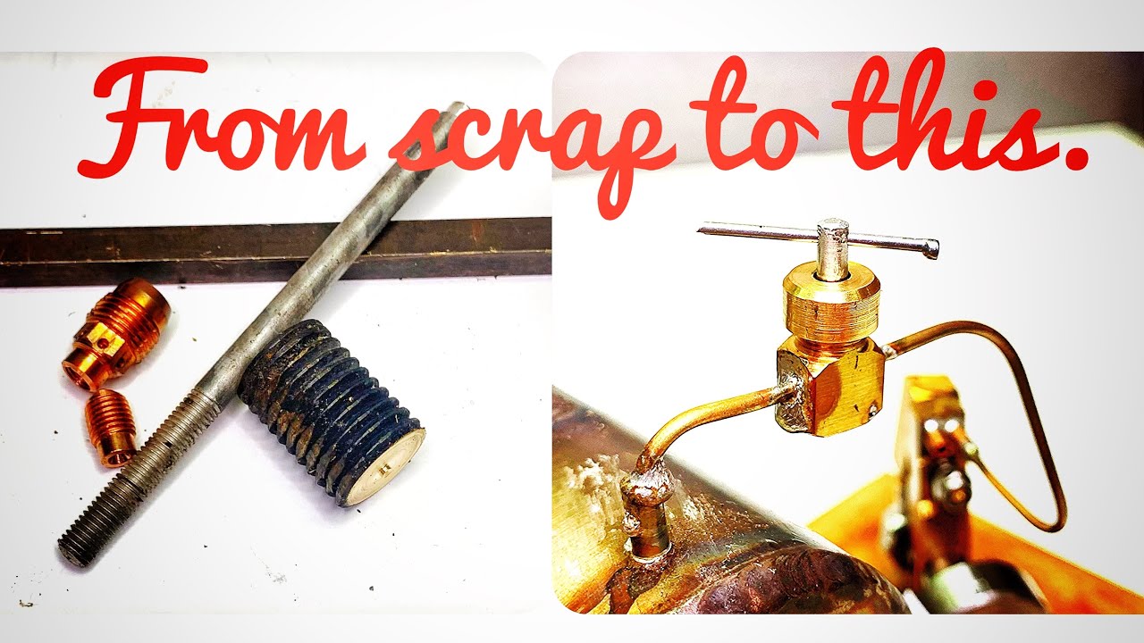 DIY Micro / control valve from crap for steam engine model. How to make ...