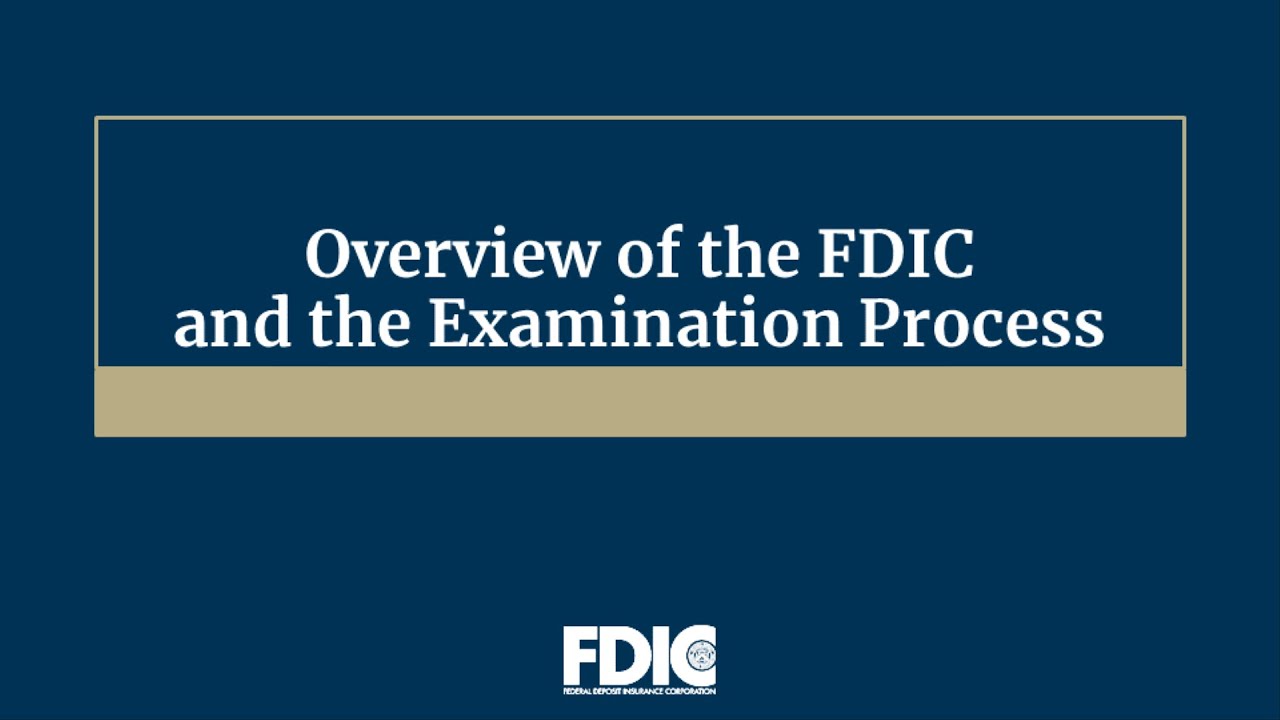 Overview of the FDIC - YouTube