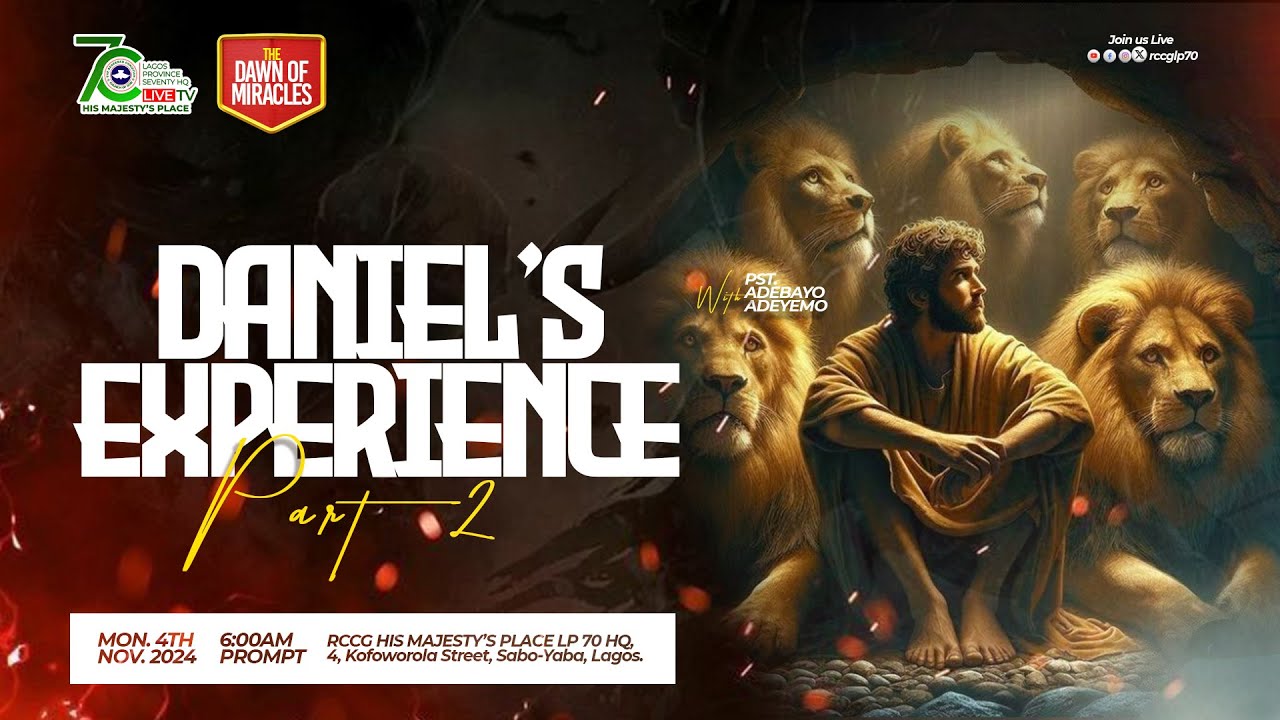 THE DAWN OF MIRACLES || DANIEL'S EXPERIENCE PART 2 || HMP LP70HQ || NOV ...