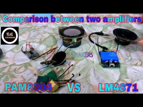 Pam8304 amplifier vs lm4871 amplifier.| Comperetion between two ...