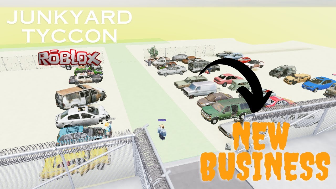 Building a HUGE JUNKYARD to Sell SCRAP METAL in Roblox Junkyard Tycoon ...