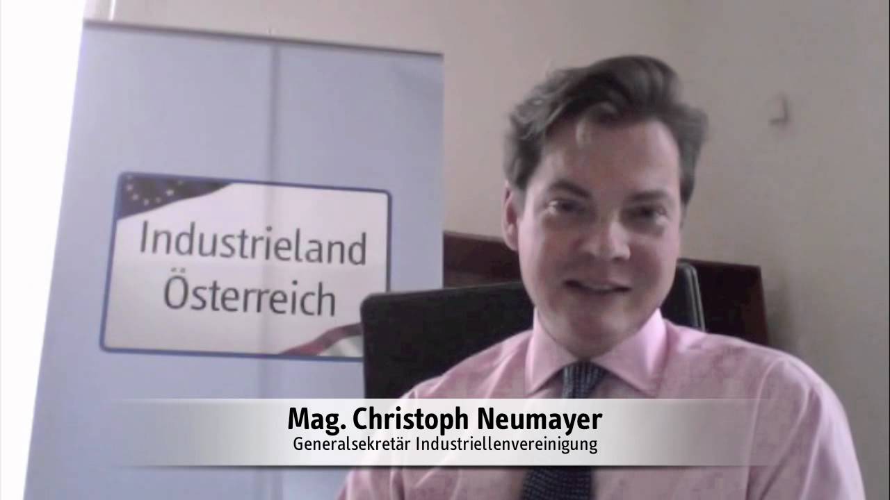 Begrüßung IV-Generalsekretär Christoph Neumayer - Weblog - YouTube