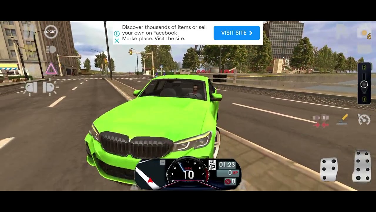 driving school sim game | bmw car race - YouTube