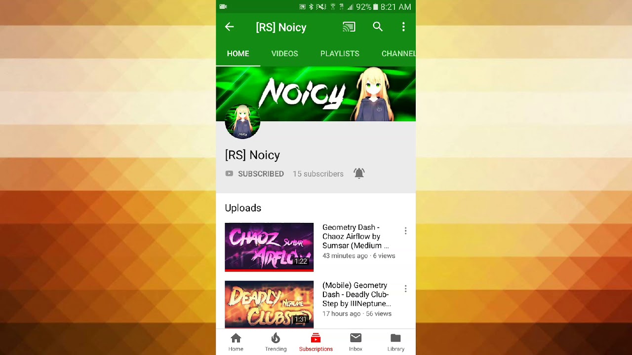 Noicy created a new channel - YouTube
