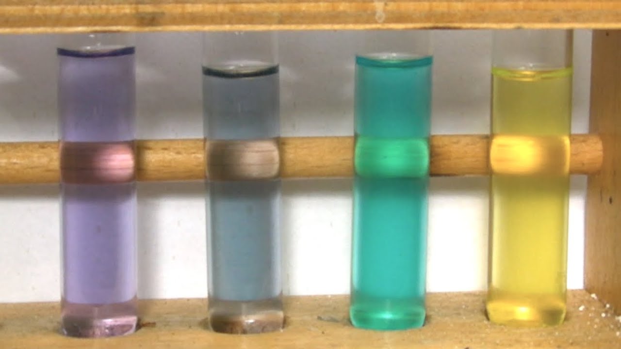 Farben von Vanadium (Colours of vanadium) - YouTube