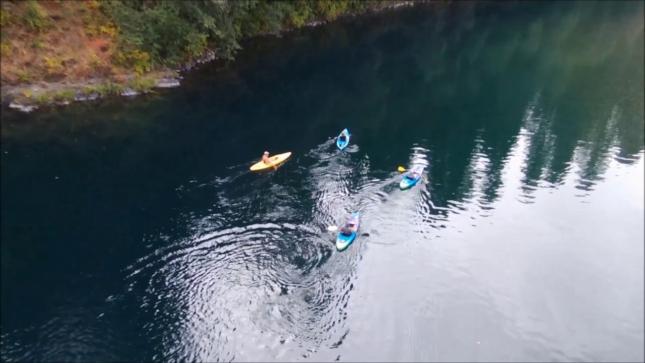 Smith River Kayaks under Hiouchi Bridge - YouTube
