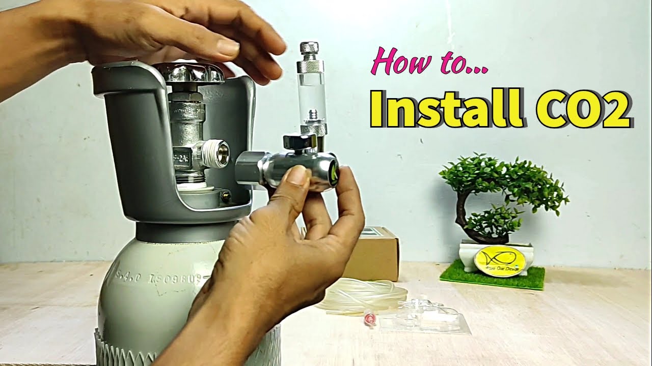 tutorial cara memasang co2 tabung - YouTube