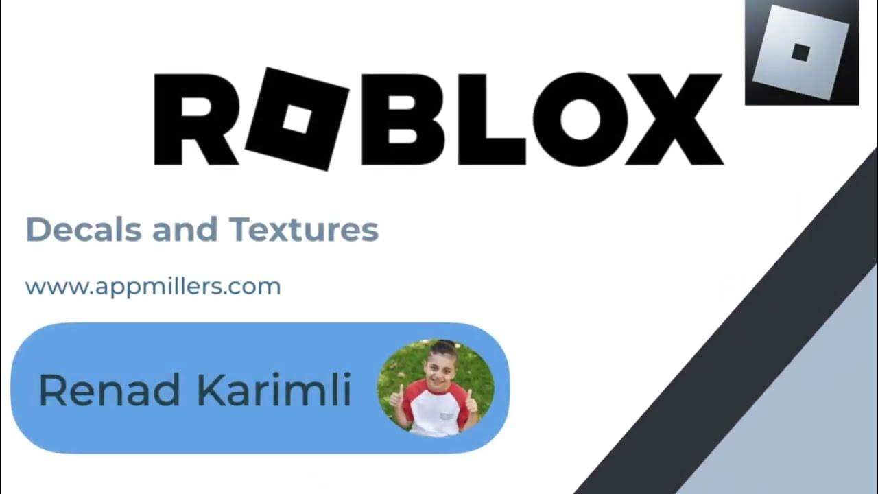 How to publish your game in Roblox? Decals and Textures in Roblox - YouTube