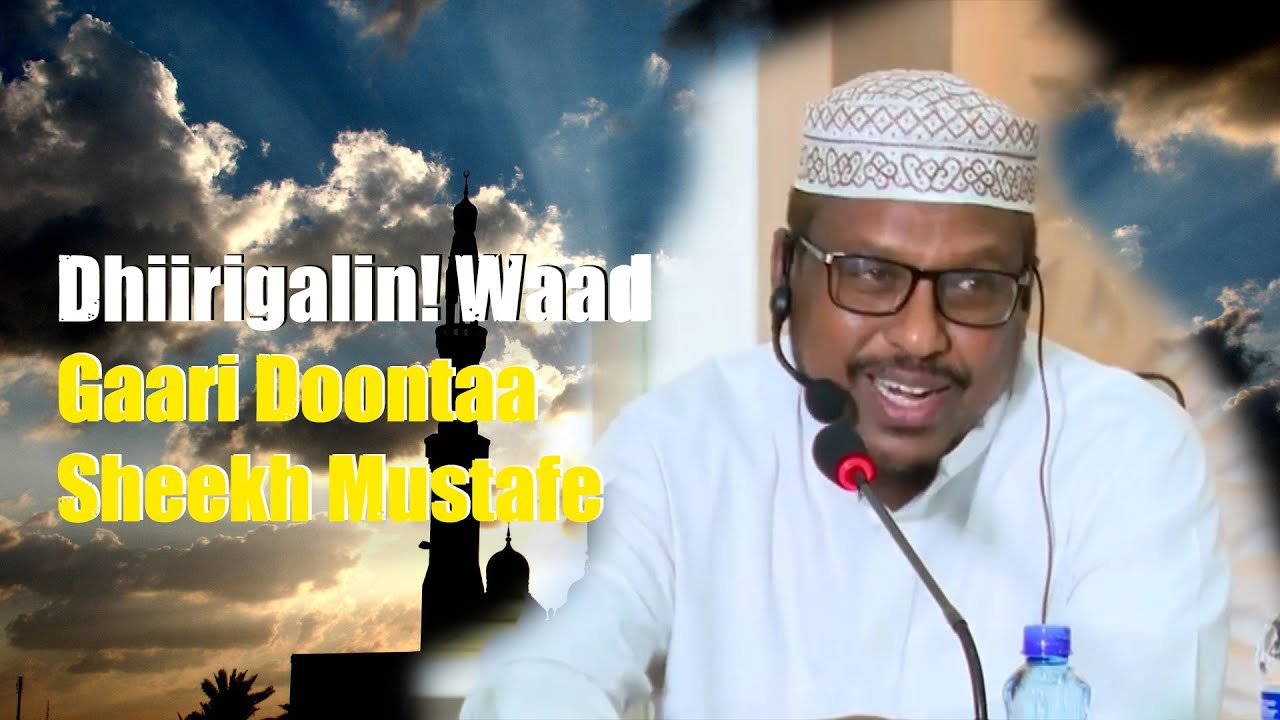 Dhiirigalin 𝐃𝐚𝐝𝐚𝐚𝐥 Waad Gaari Doontaa 𝐇𝐚𝐦𝐢𝐠𝐚𝐚𝐝𝐚 Sheekh Mustafe - YouTube