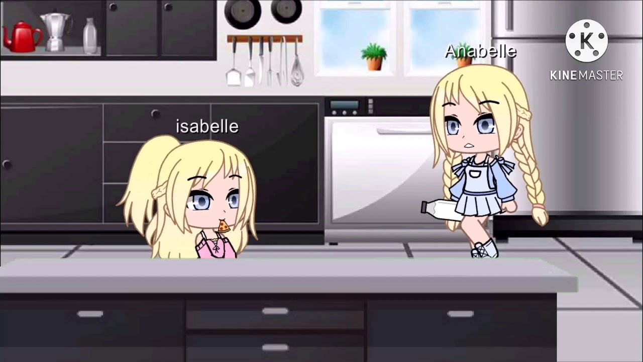 Milk before cereal skit (anabelle and Isabelle) gacha club - YouTube