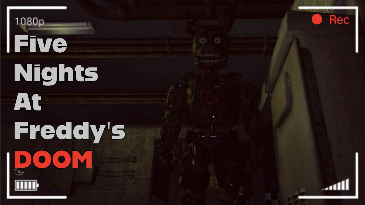 I Was Not Ready for FNAF Doom - YouTube