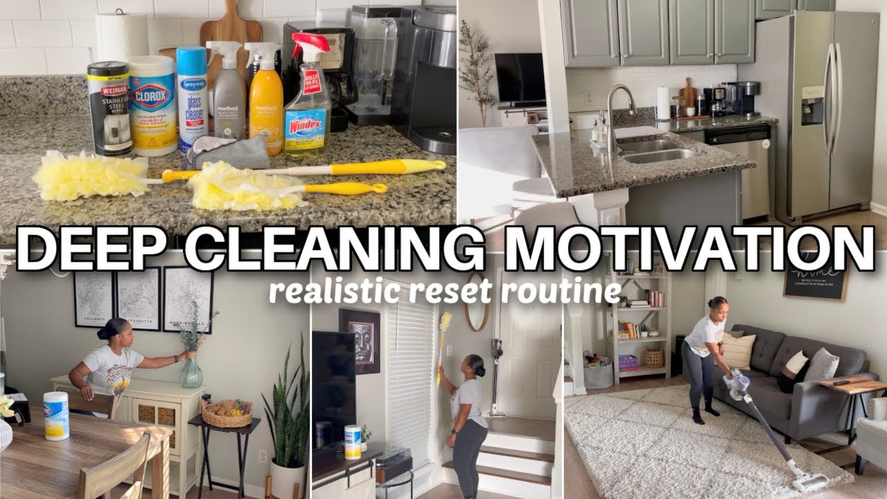 🧼 DEEP CLEANING MOTIVATION | Sunday Reset | Realistic Cleaning - YouTube