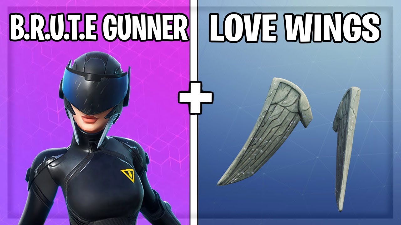 *NEW* B.R.U.T.E GUNNER BEST COMBOS in Fortnite! (Skin Showcase) - YouTube