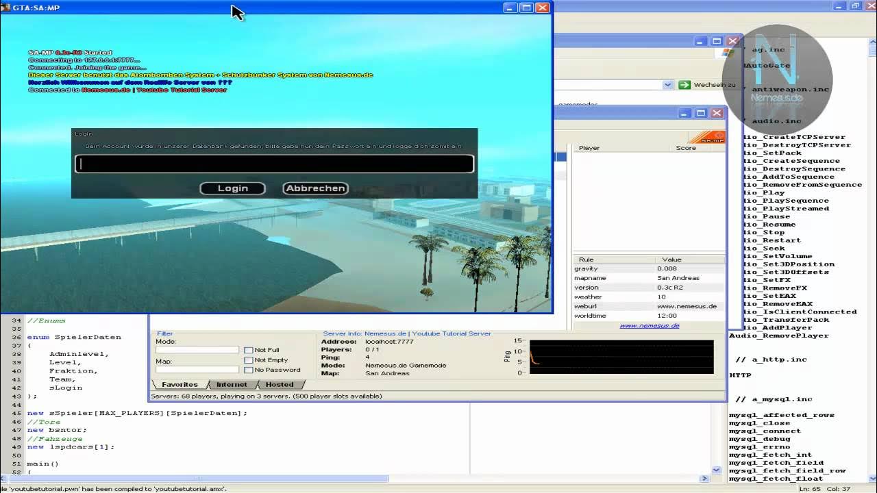 [Deutsch] Samp Pawn Scripting Tutorial #17 - Erstellung von NPCs/Bots [HD] - YouTube