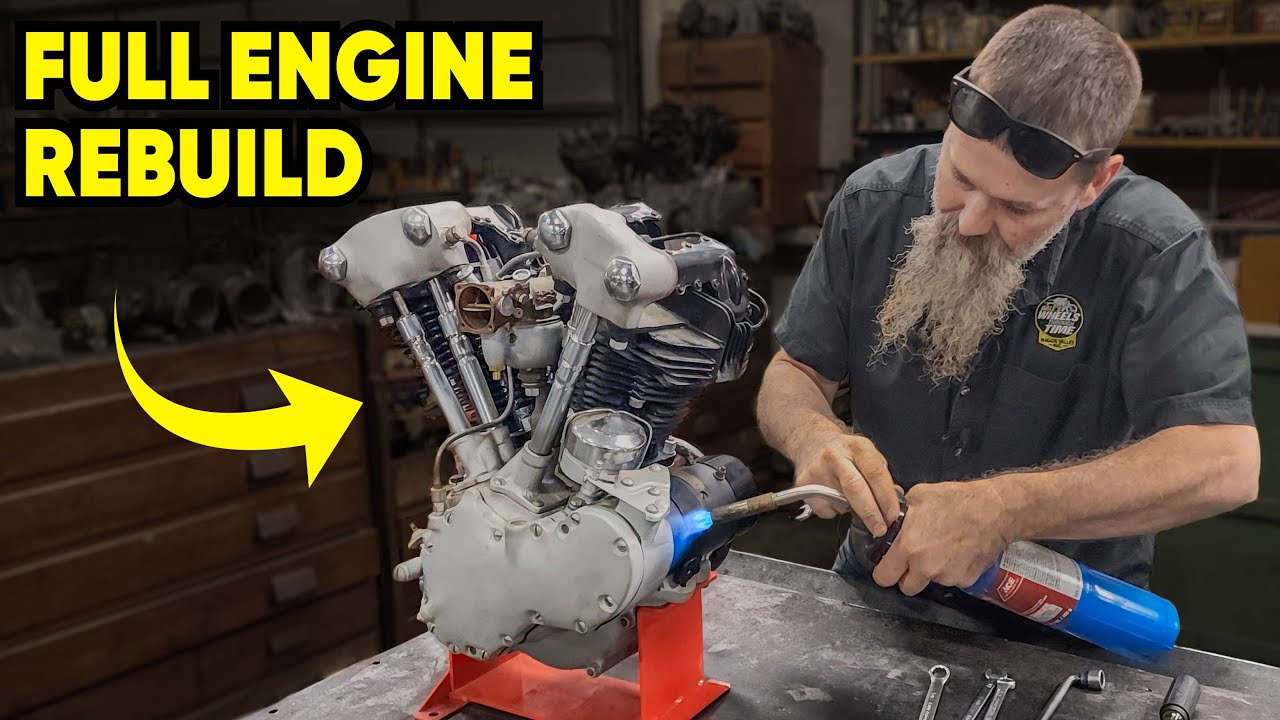 Rebuilding A RARE 90 Year Old Motorcycle Engine! - YouTube