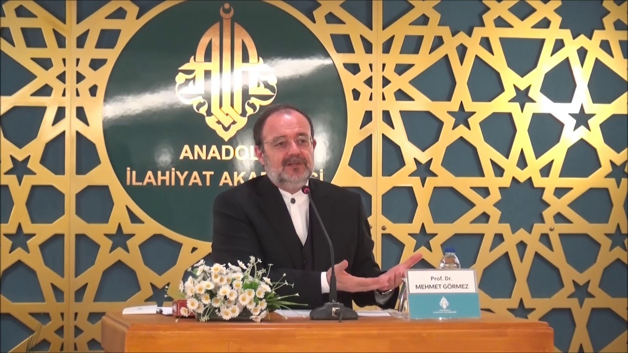 Prof. Dr. Mehmet GÖRMEZ "İslami İlimlerde Usul Geleneği" - YouTube