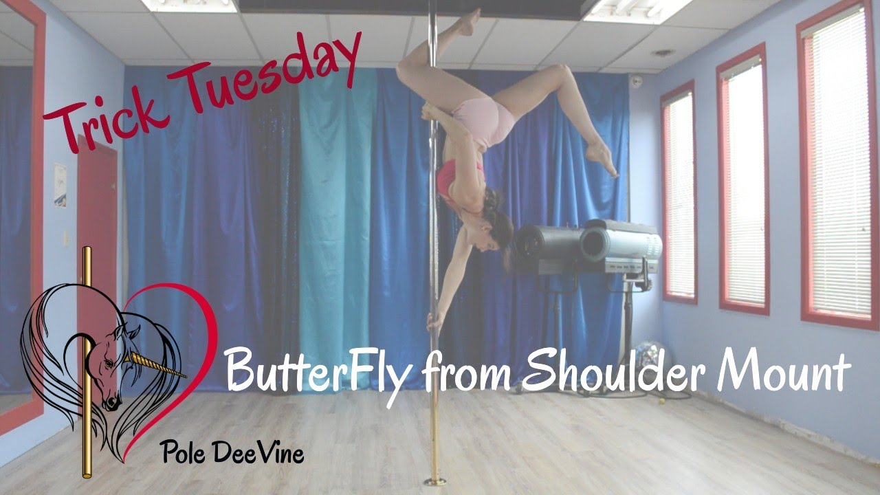 Pole Trick Tuesday Tutorial - Shoulder Mount to Butterfly Variation ...