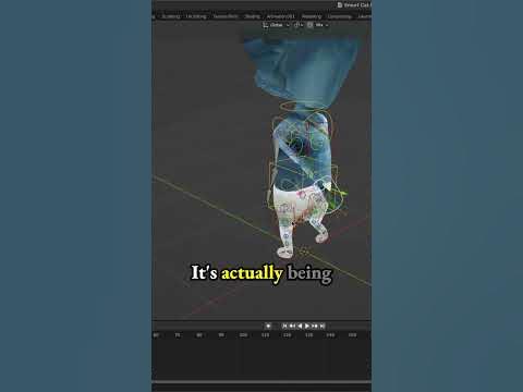 Backwards arm issue w/ Smurf Cat in Blender - meme - low poly 3d model game character - YouTube