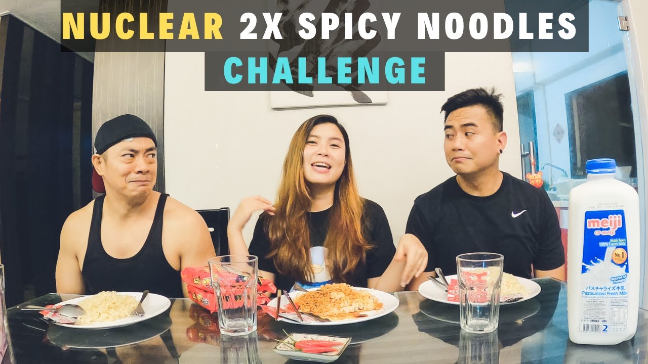 Nuclear Fire 2x Spicy Noodles Challenge | 핵 불 2x 매운 국수 도전 - YouTube