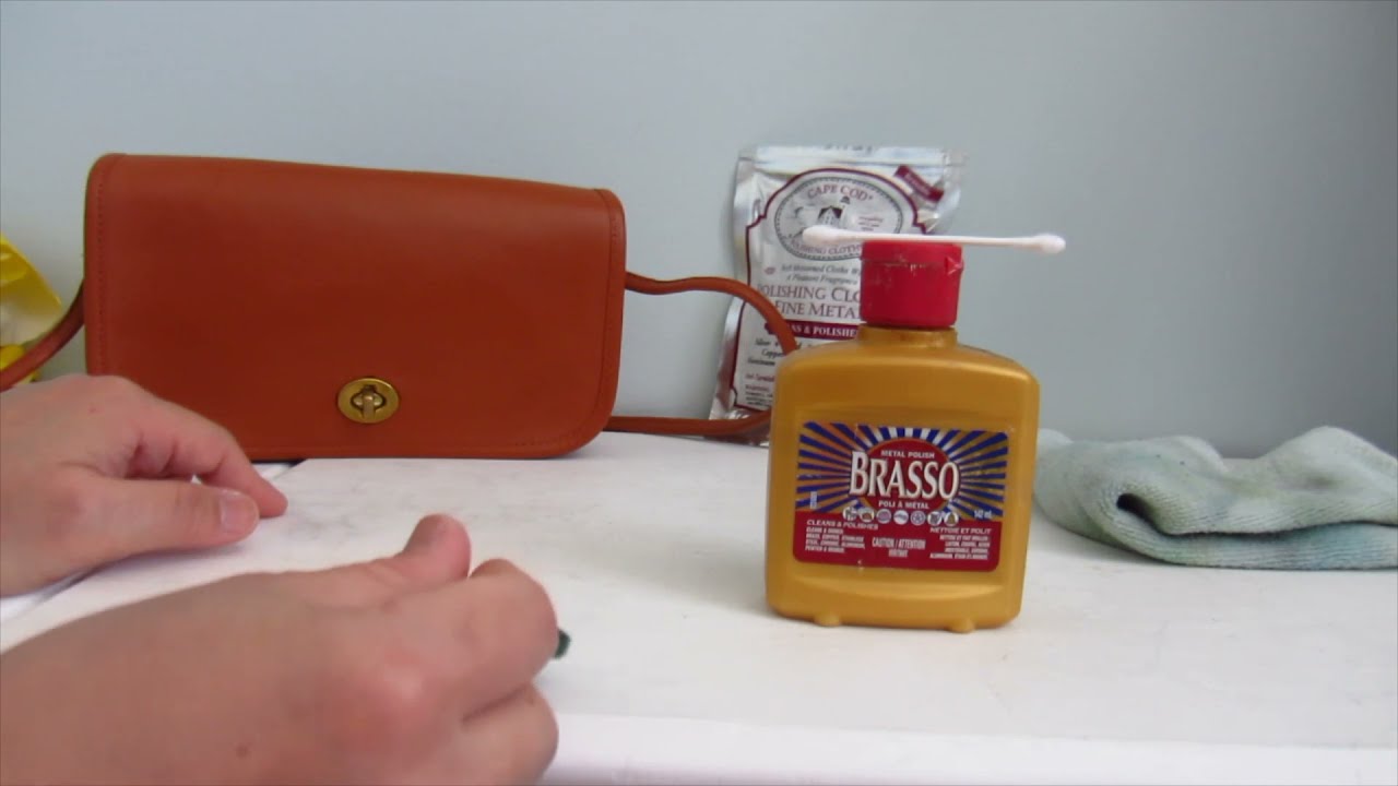 HOW TO POLISH YOUR VINTAGE COACH HARDWARE - YouTube