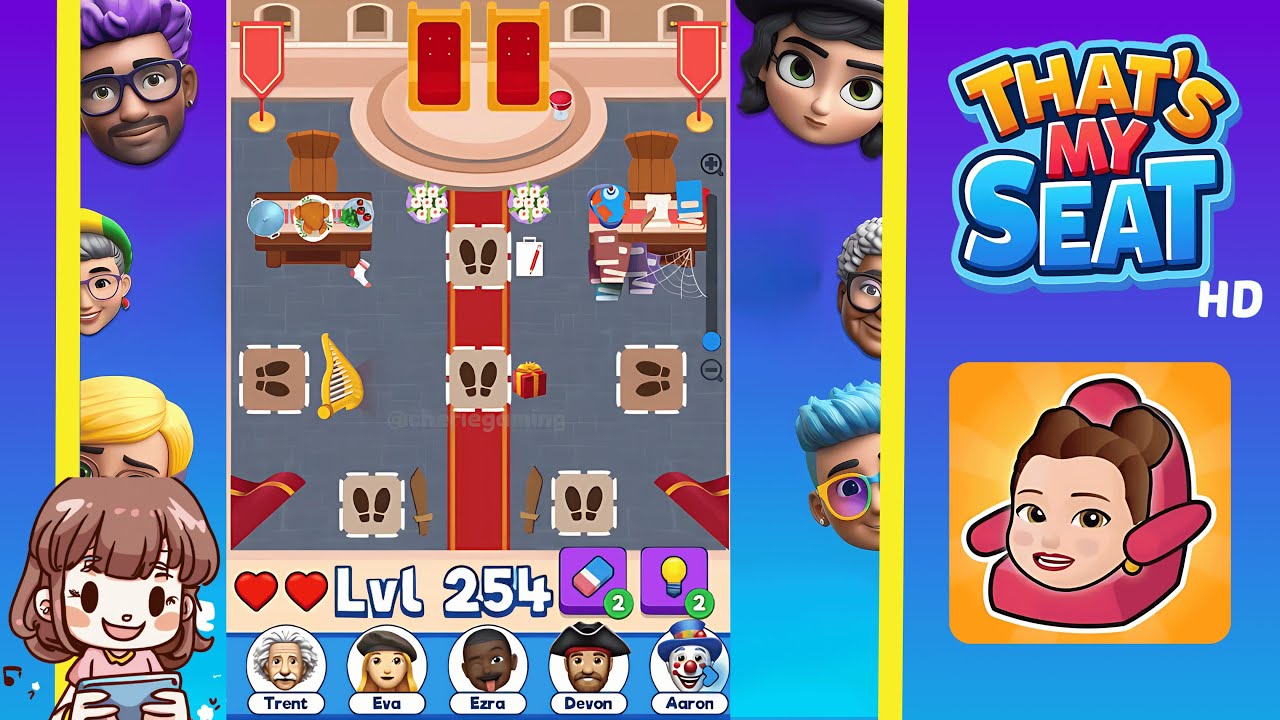 That's My Seat level 254 Solution Walkthrough - YouTube