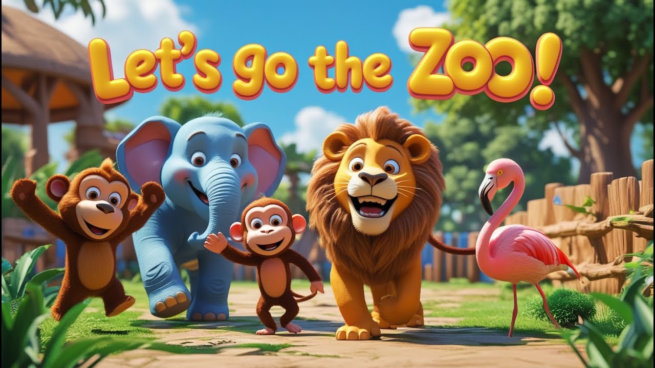Let’s Go to the Zoo | Fun Kids Song About Zoo Animals | Fun and ...