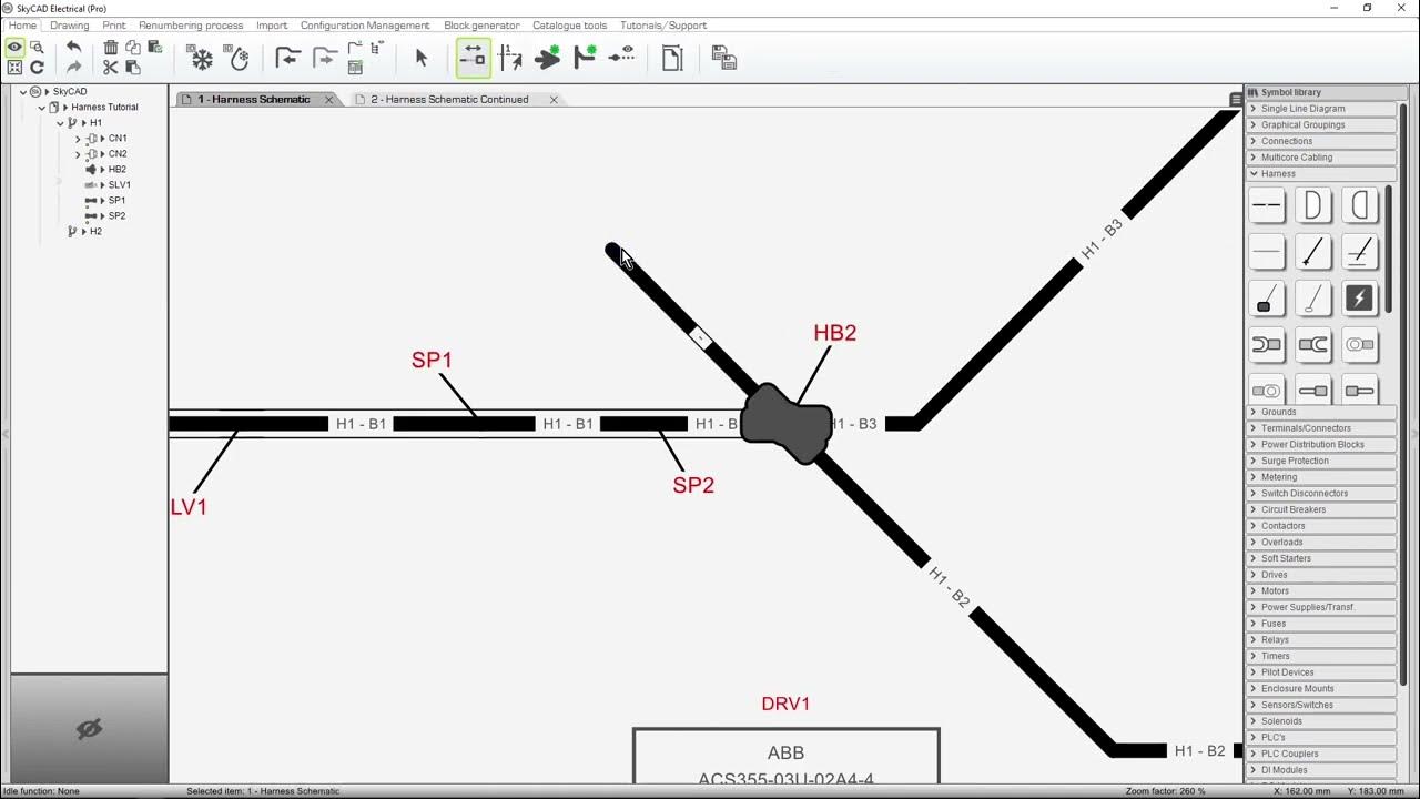 SkyCAD - Harness Tutorial - YouTube