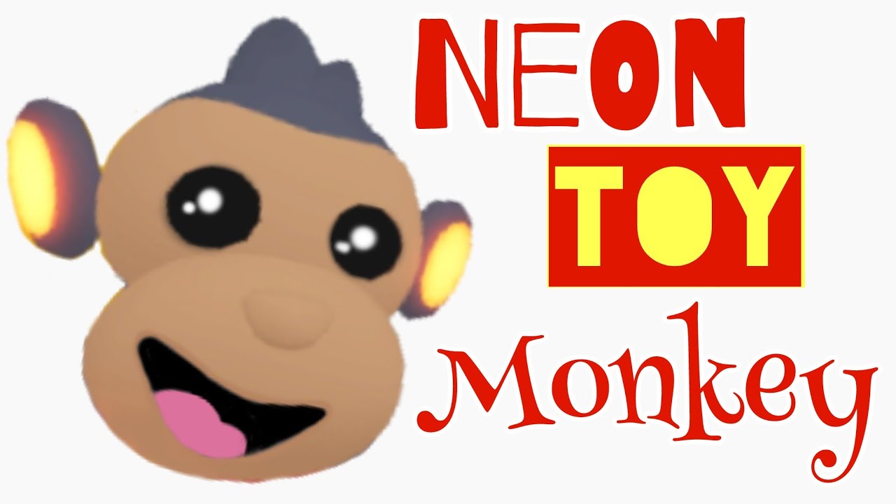 Neon Toy Monkey | Adopt Me - YouTube