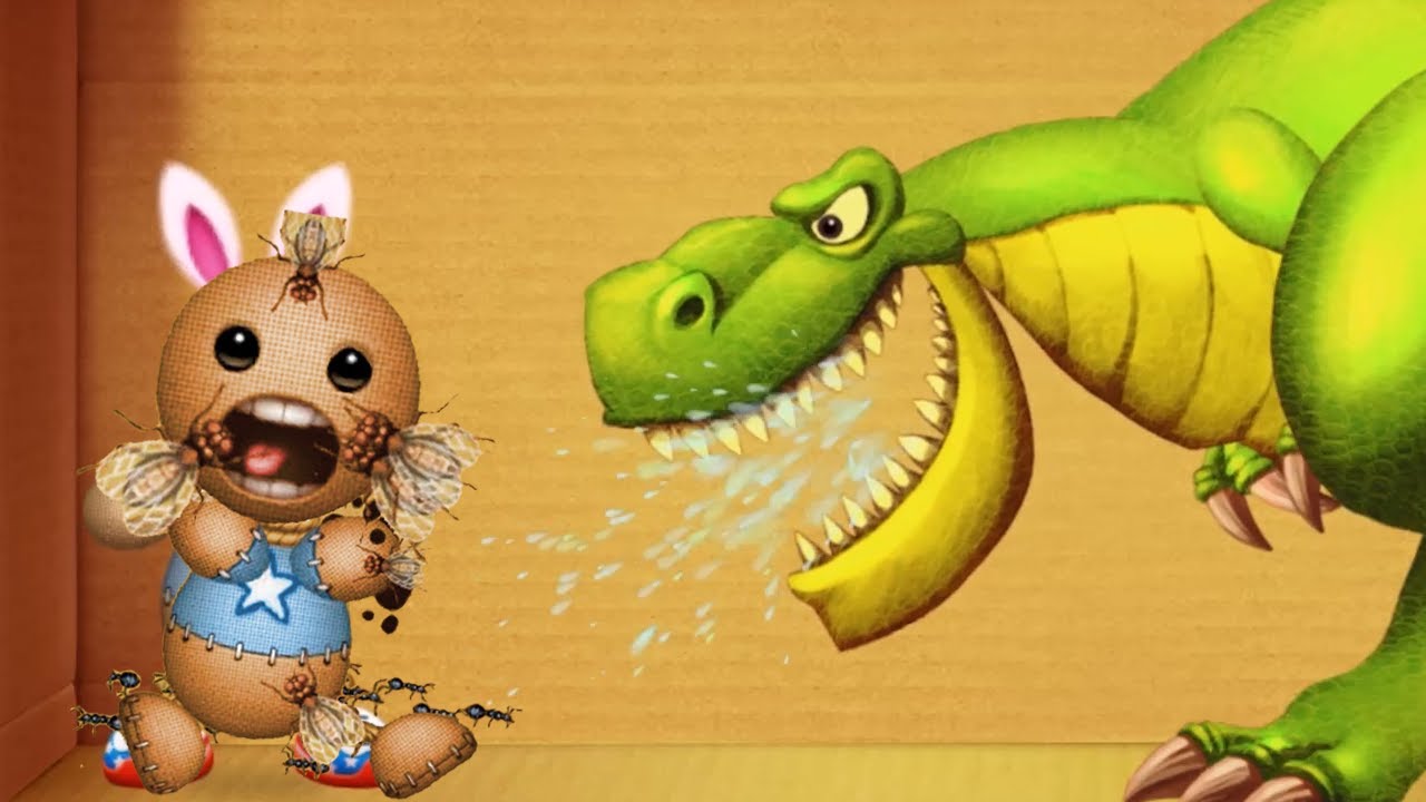 CRAZY T-Rex Animal vs The Buddy in Oven | Kick The Buddy - YouTube