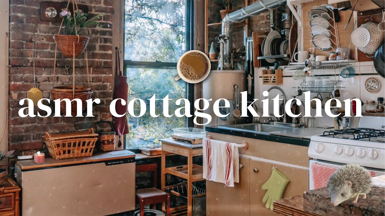 Cozy Cottage Kitchen Ambience | ASMR Cottage Kitchen | Relaxing ASMR ...