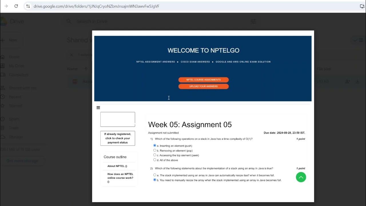 Data Structure And Algorithms Using Java Week 5 Assignment 5 Solution Nptel July