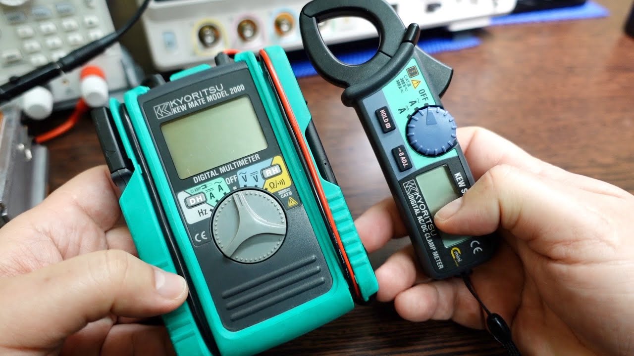 Co wskazują mierniki cęgowe - KYORITSU KEW SNAP 2033 i KEW Mate Model 2000 - YouTube