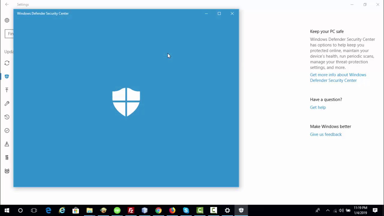 How To Turn Off Or Disable Windows Defender In Windows 10 - YouTube