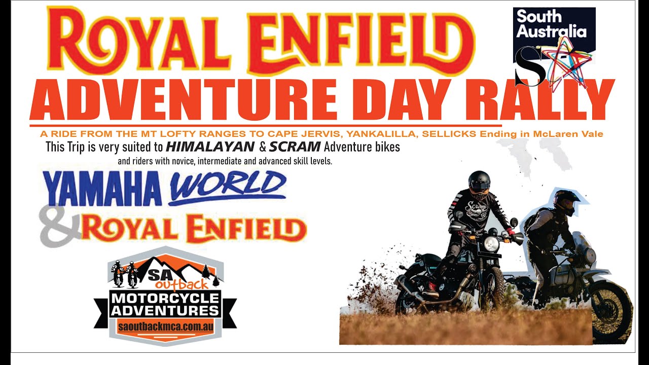 Motorcycle Adventures SA- ROYAL ENFIELD ADV DAY RIDE with SA Outback ...
