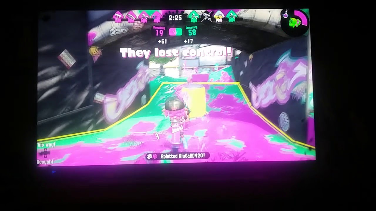 Splatoon 2 Ranked Jet Squelcher 26 - 4 Splat Zones - YouTube