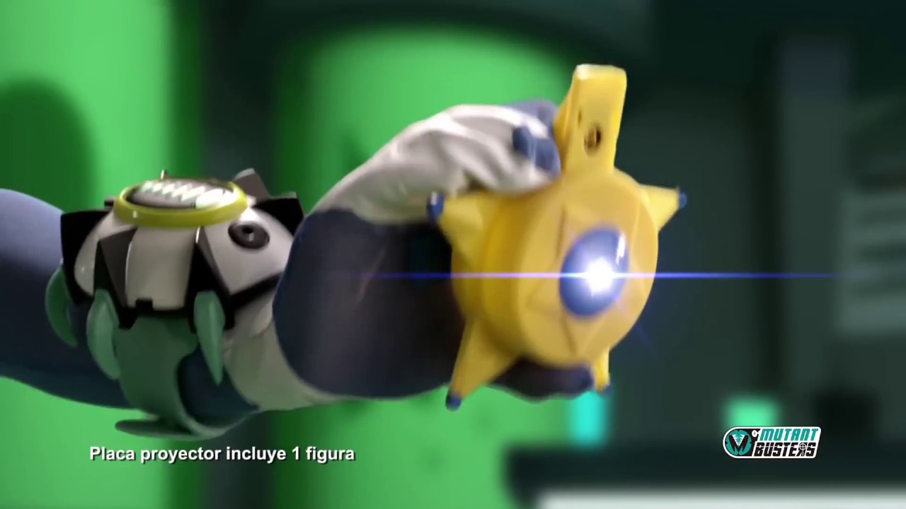 Sheriff + Placa Proyector Mutant Busters www.puppentoys.com - YouTube