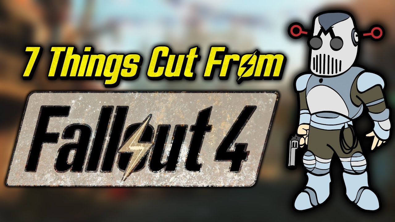 7 Things That Were Cut From Fallout 4 - YouTube