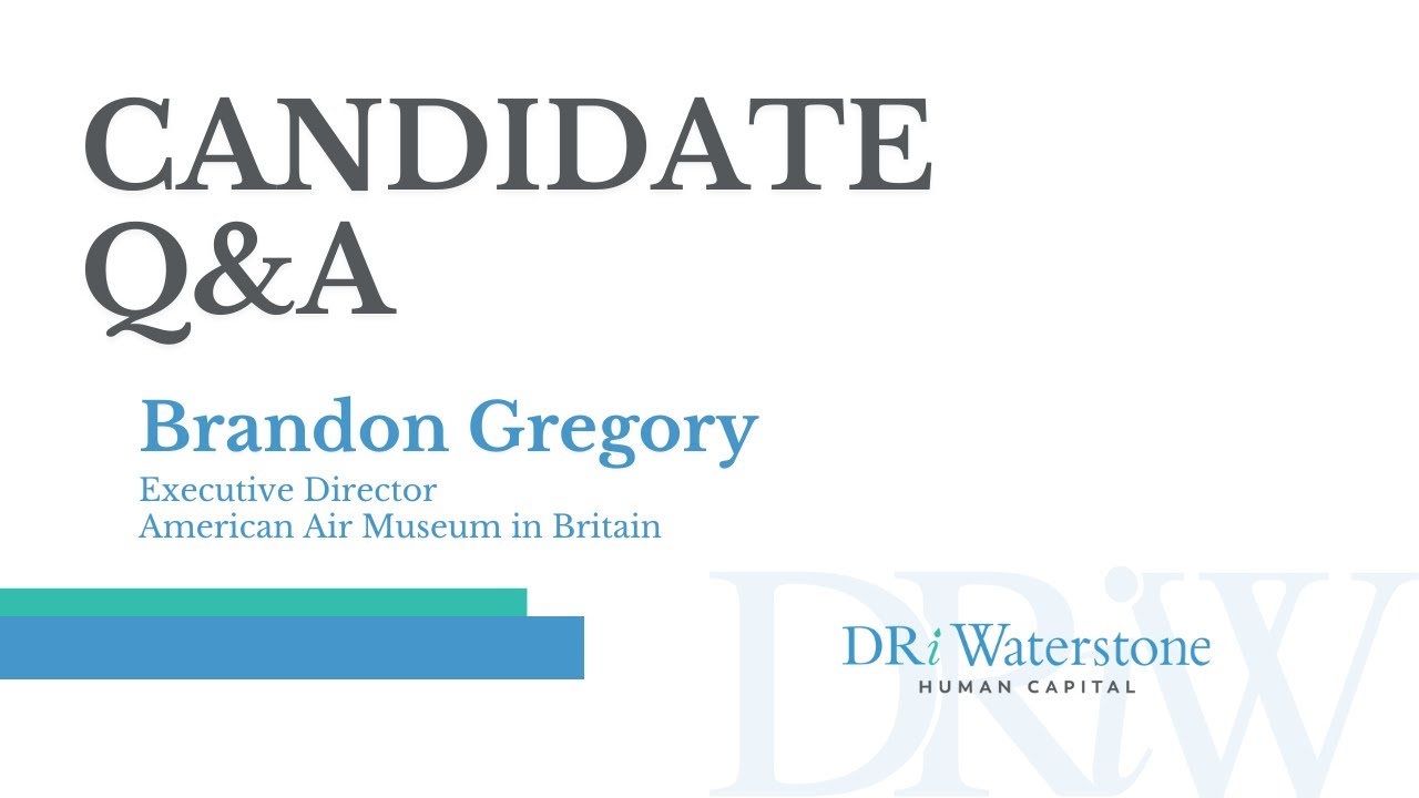 In Conversation With: Brandon Gregory, Executive Director of the ...