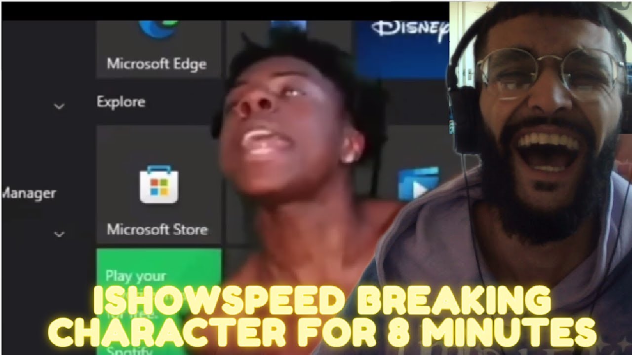 IShowSpeed Breaking Character For 8 Minutes... (REACTION!) - YouTube