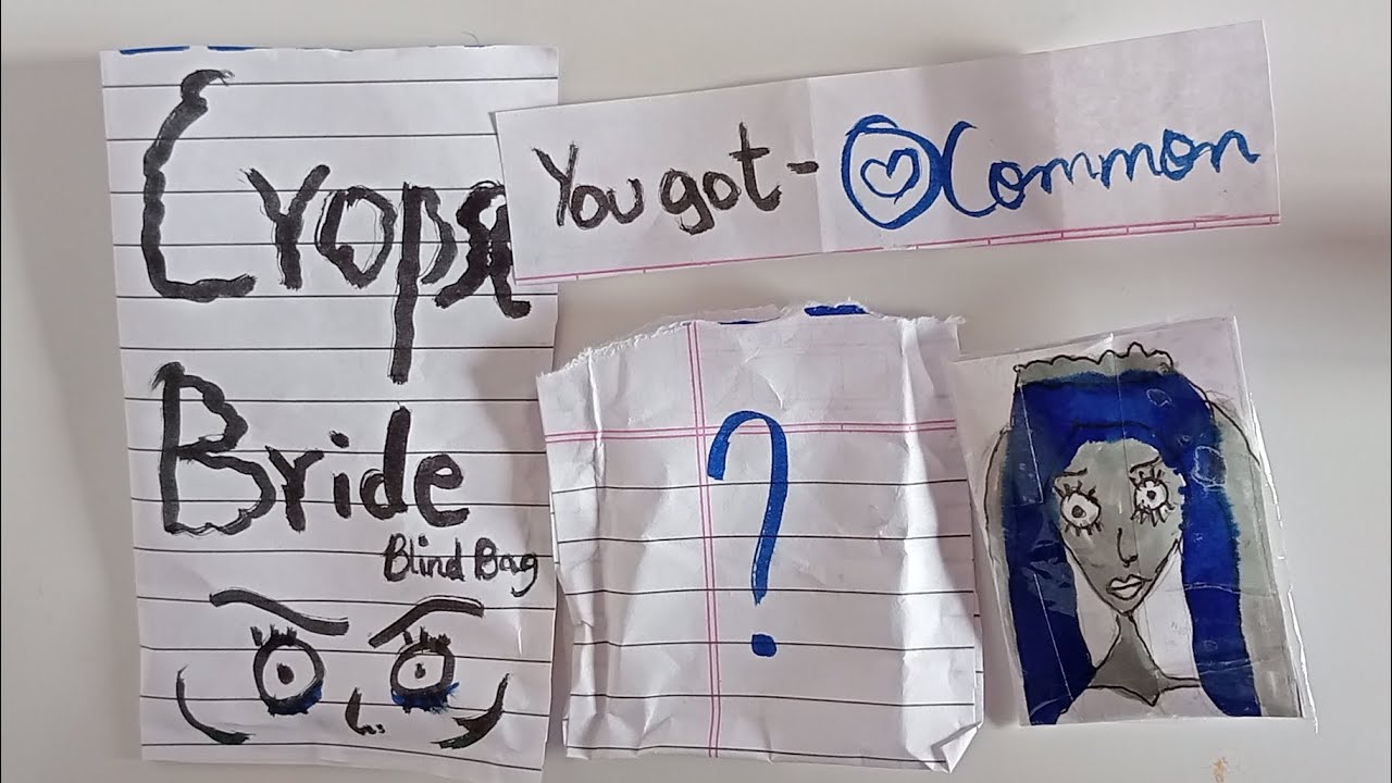 Corpse bride blind bag Unboxing #blindbagunboxing craftermadiha - YouTube