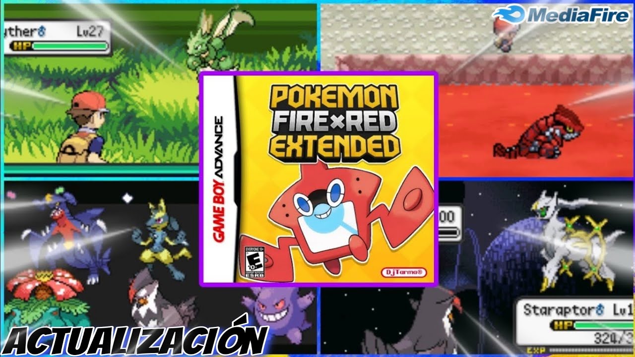 [NUEVA ACTUALIZACIÓN] Pokemon Fire Red Extended V3.5.4 Hack Rom GBA ...