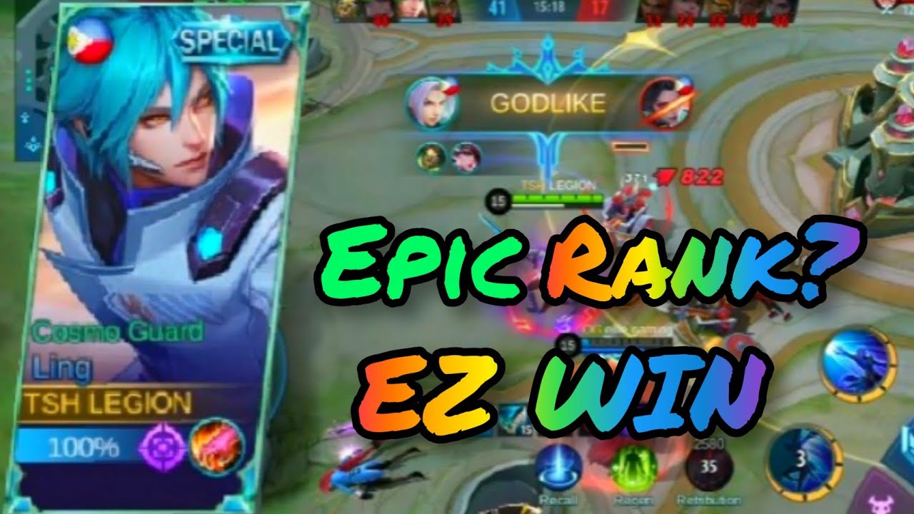 MYTHIC TO EPIC? DOMINATING THE BATTLEFIELD WITH LING | MLBB Solo Rank ...