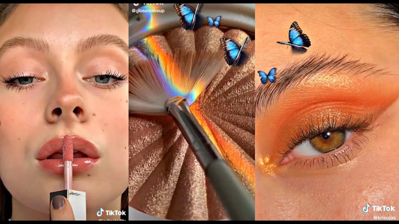 TOP AESTHETIC MAKEUP TUTORIALS 2021💕🌹-[part1] - YouTube