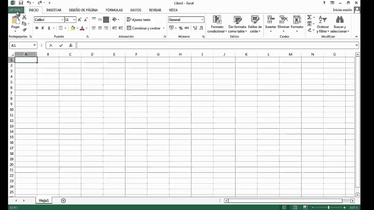 Curso microsoft office 2013 exel (Interface-1) - YouTube